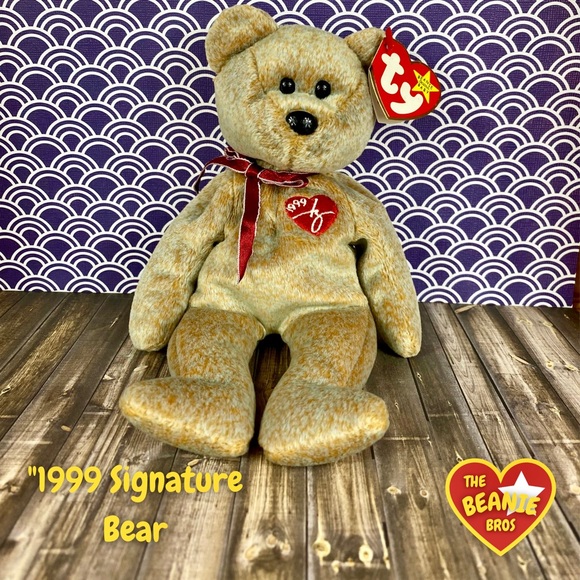 Ty | Toys | Ty Beanie Baby Official 999 Signature Bear Excellent ...